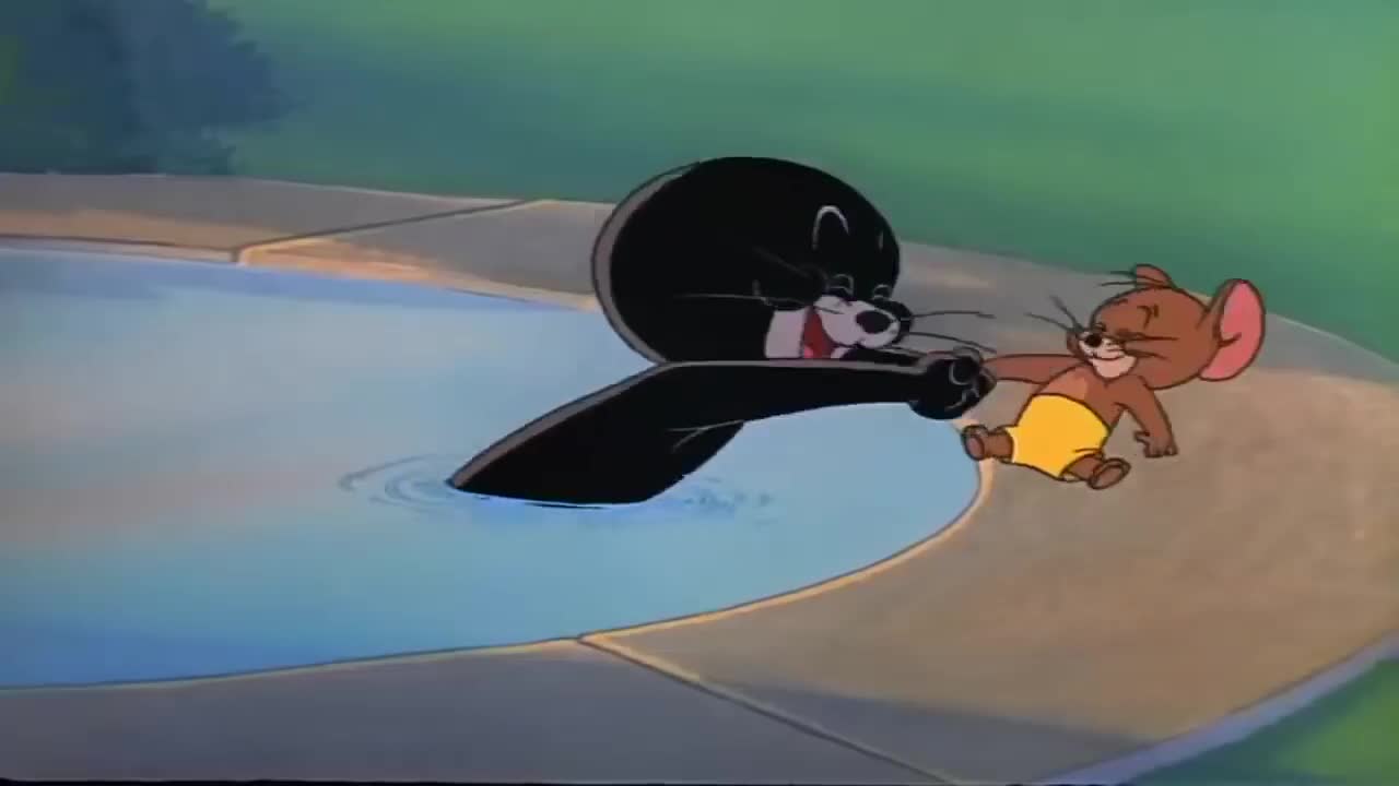 Tom and Jerry - Thank you handshake | Download HD video clip on | Vlipsy