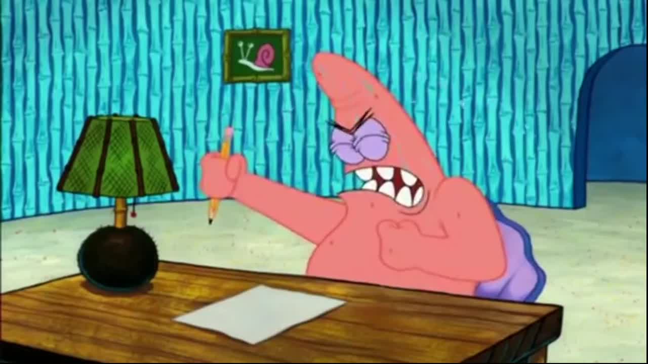 Spongebob Squarepants - Thinking | Download HD video clip on | Vlipsy