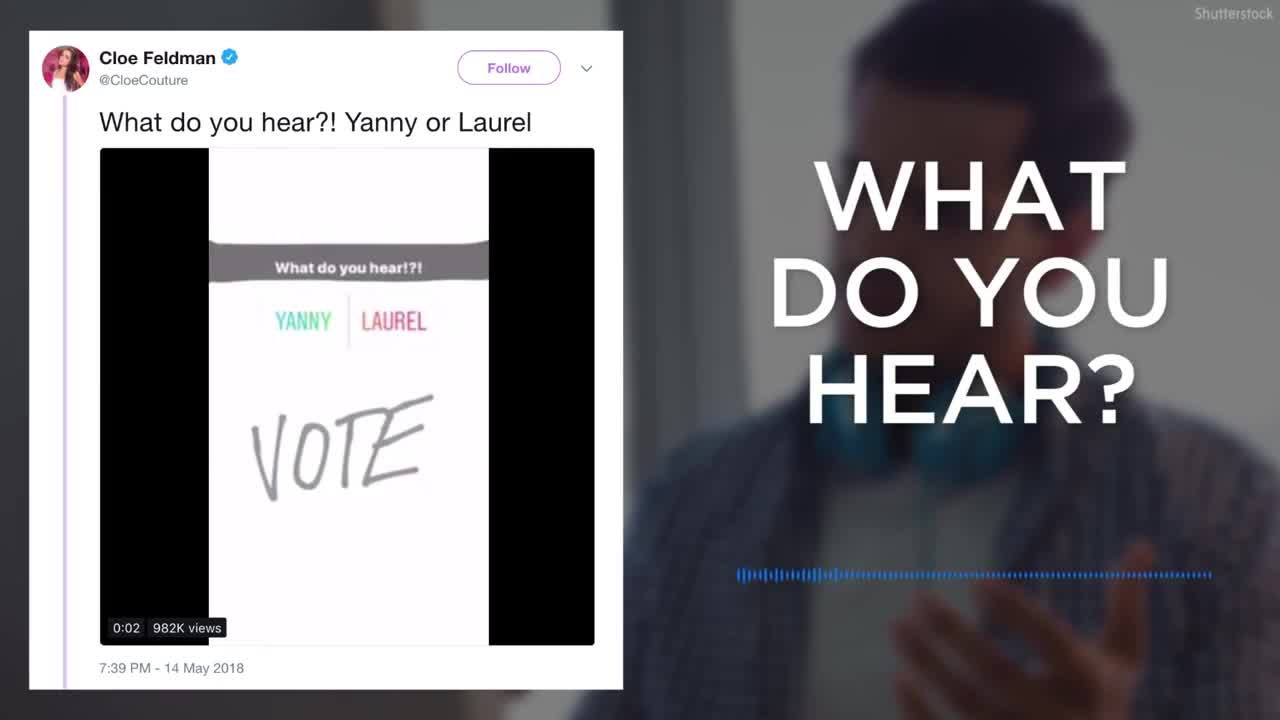 The Internet: Yanny or Laurel? What do you hear? - Find clips on VLIPSY