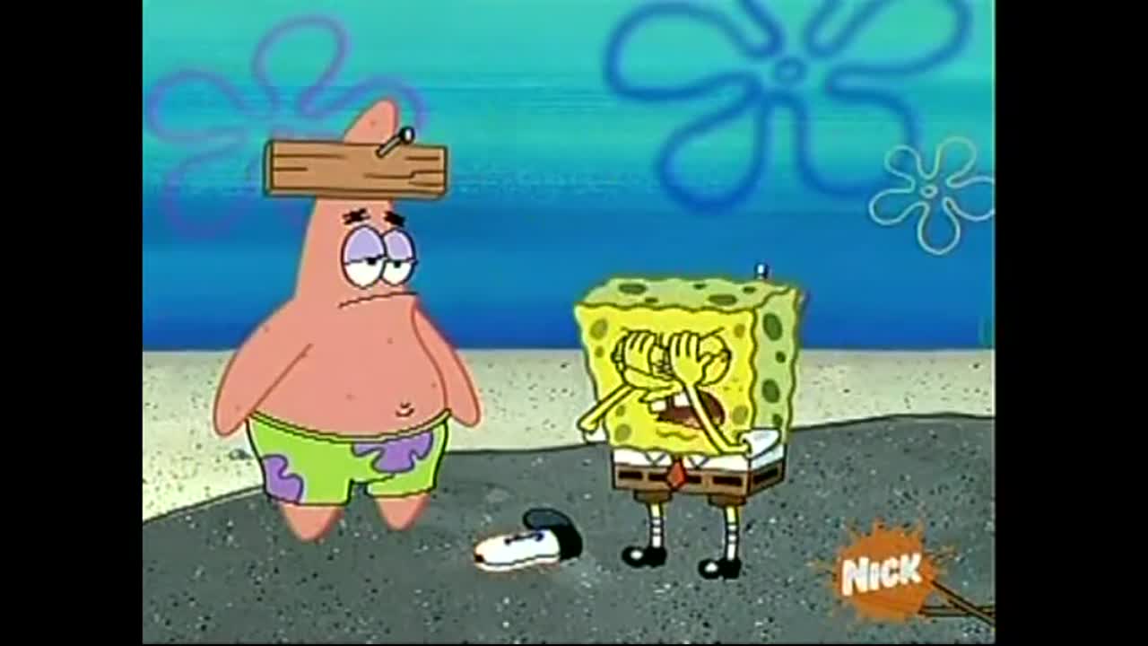 Spongebob Squarepants - Get out of here you stupid, dumb animal ...