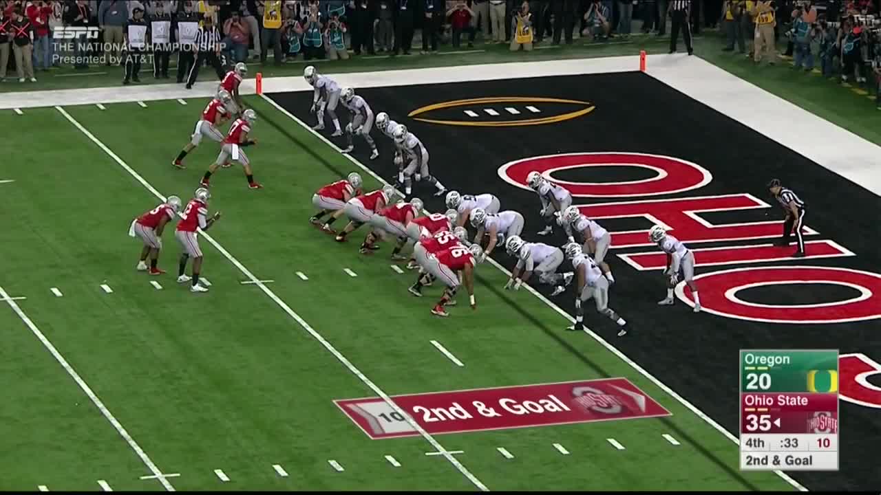 Ohio State Buckeyes - National Championship Touchdown (Video Clip ...