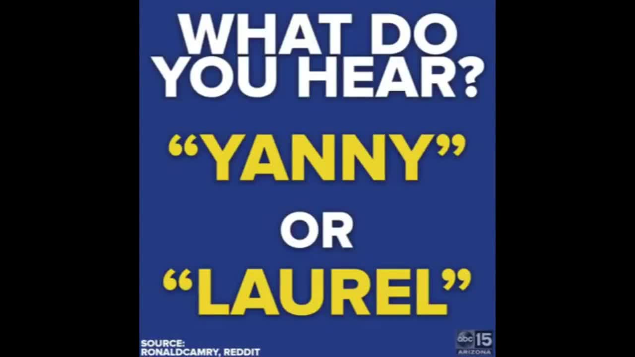 Memes: Laurel or Yanny - Find clips on VLIPSY
