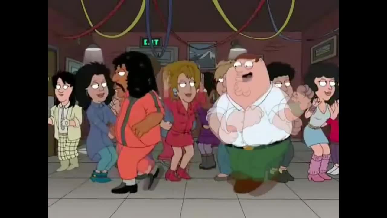 Family Guy - Peter Griffin Dancing | Download HD video clip on | Vlipsy
