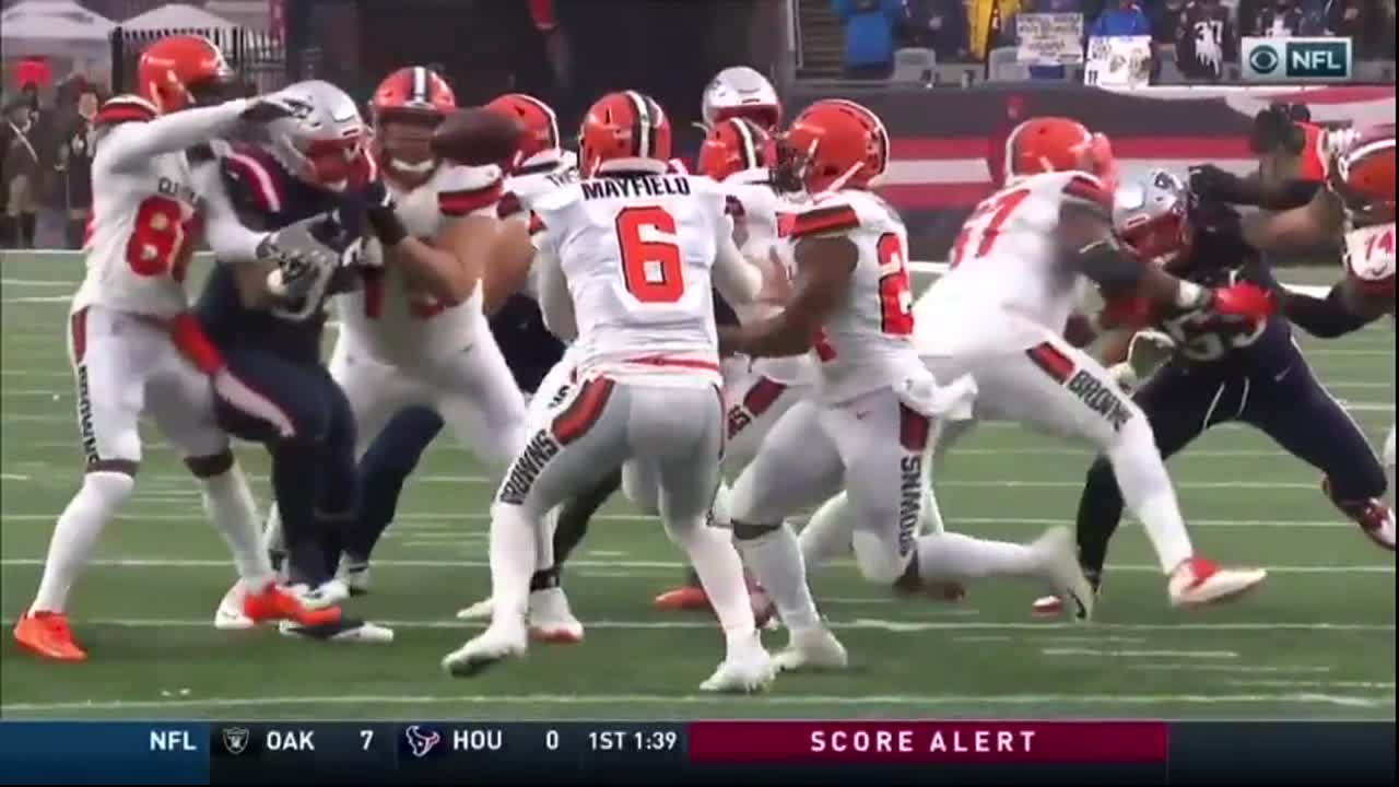 Cleveland Browns: Baker Mayfield Interception. Find clips on VLIPSY