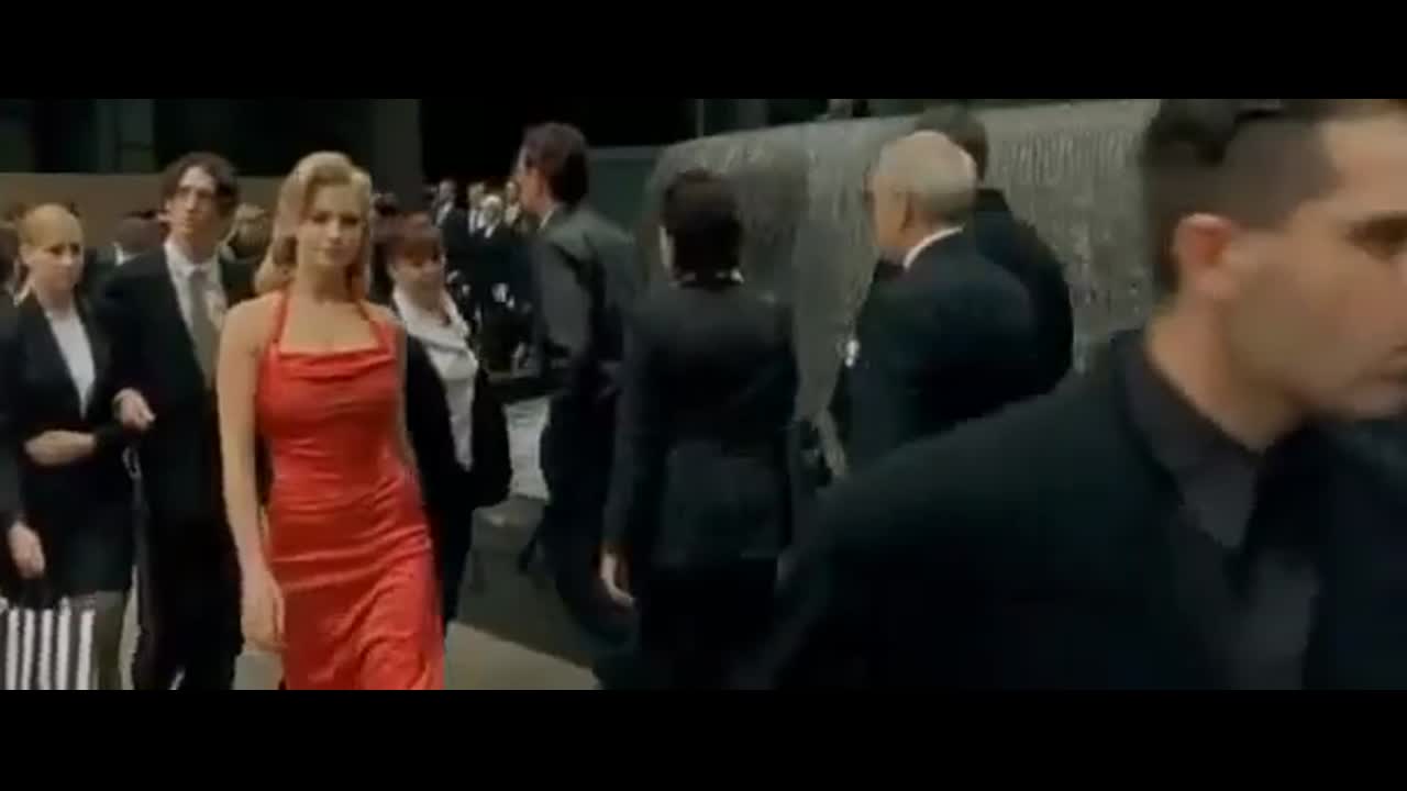 The Matrix - Woman in the Red Dress | Download HD video clip on | Vlipsy