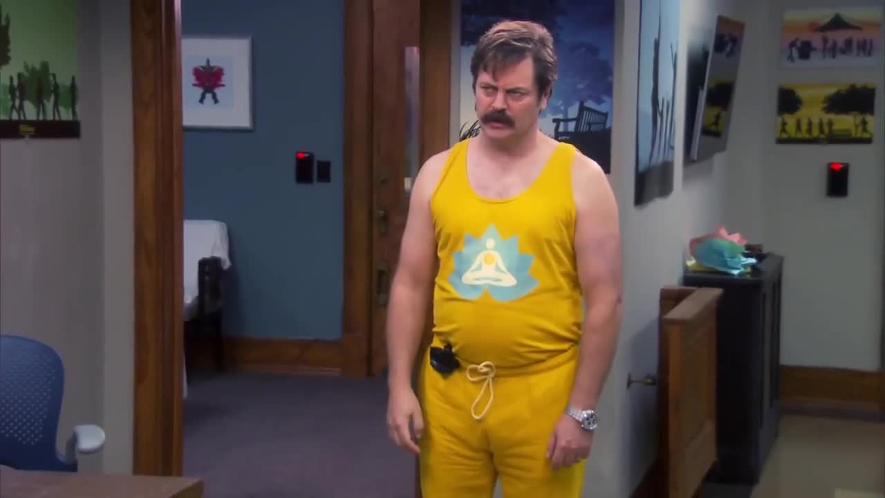 Ron Swanson - I feel extremely angry | Download HD video clip on | Vlipsy