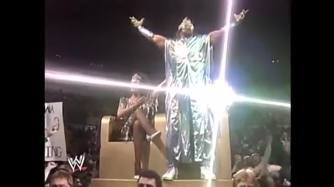 WWE - Randy Savage Throne Entrance | Download HD video clip on | Vlipsy