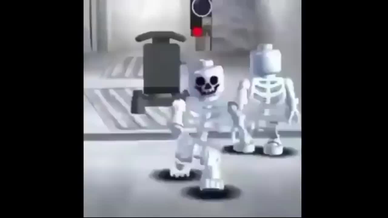 Meme: Lego skeletons dance. Find clips on VLIPSY