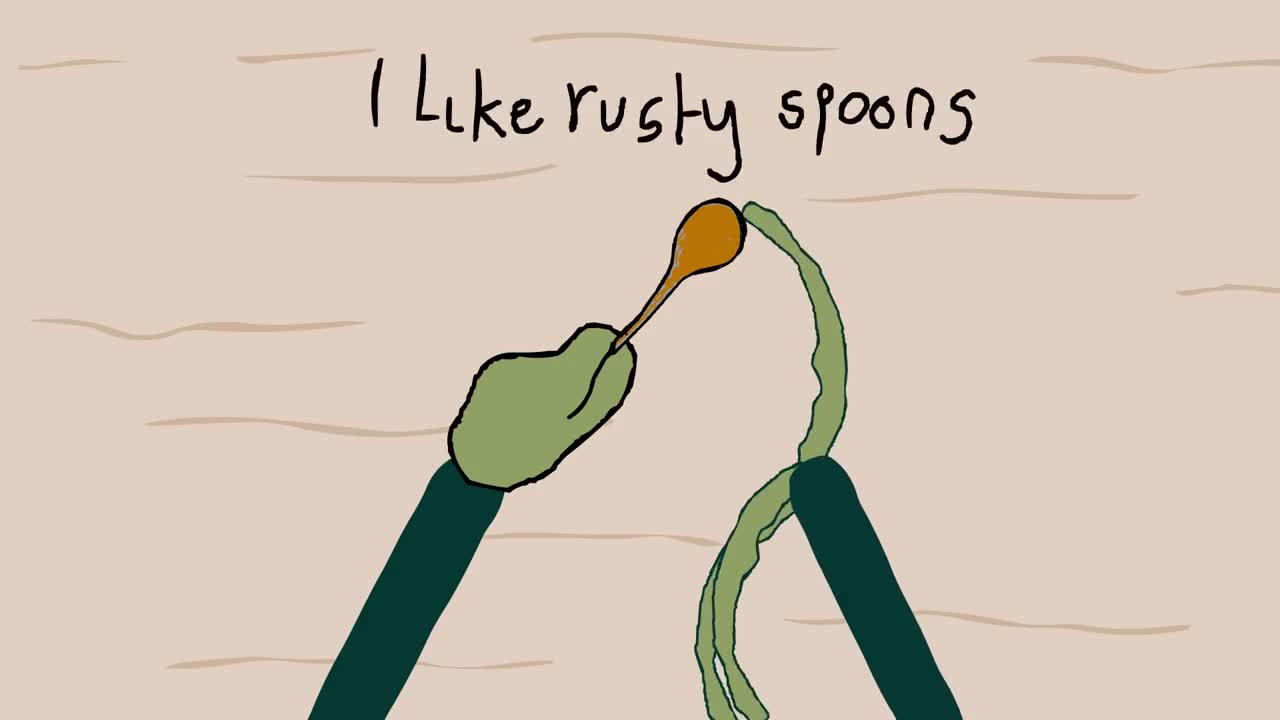 Salad Fingers - I like rusty spoons | Download HD video clip on | Vlipsy