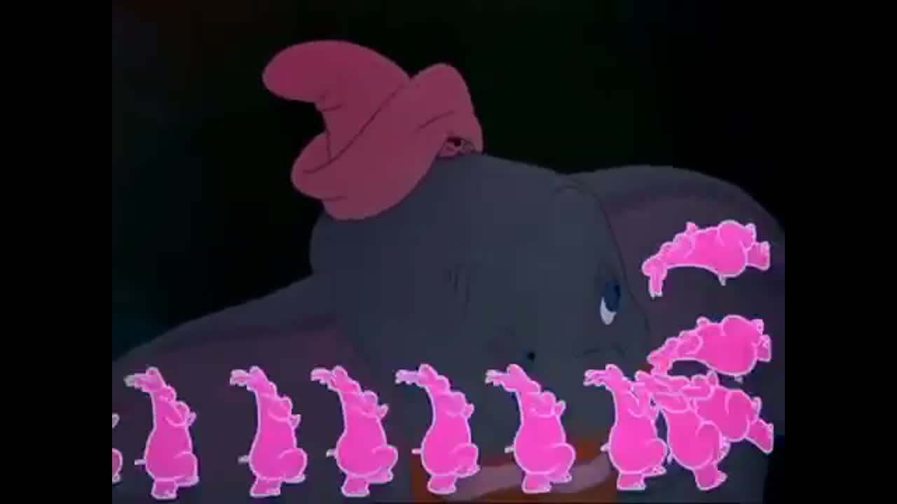 Dumbo: Pink Elephants Marching - Find clips on VLIPSY