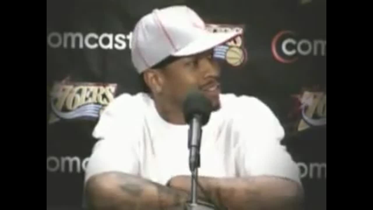 Allen Iverson: We talking about practice?! - Find clips on VLIPSY